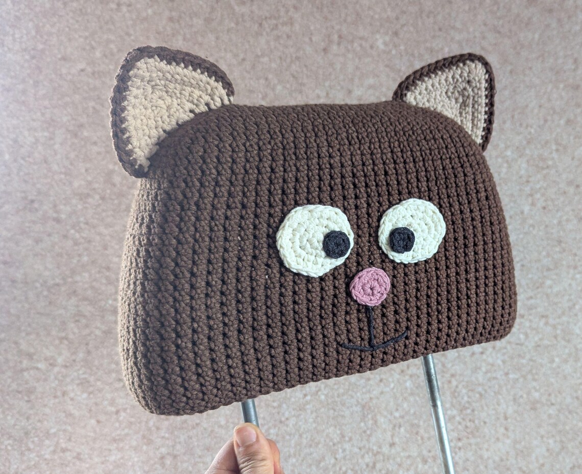 Crochet Pattern Car Headrest Cover: Cat. Cozy Auto Decor (PDF in US ...