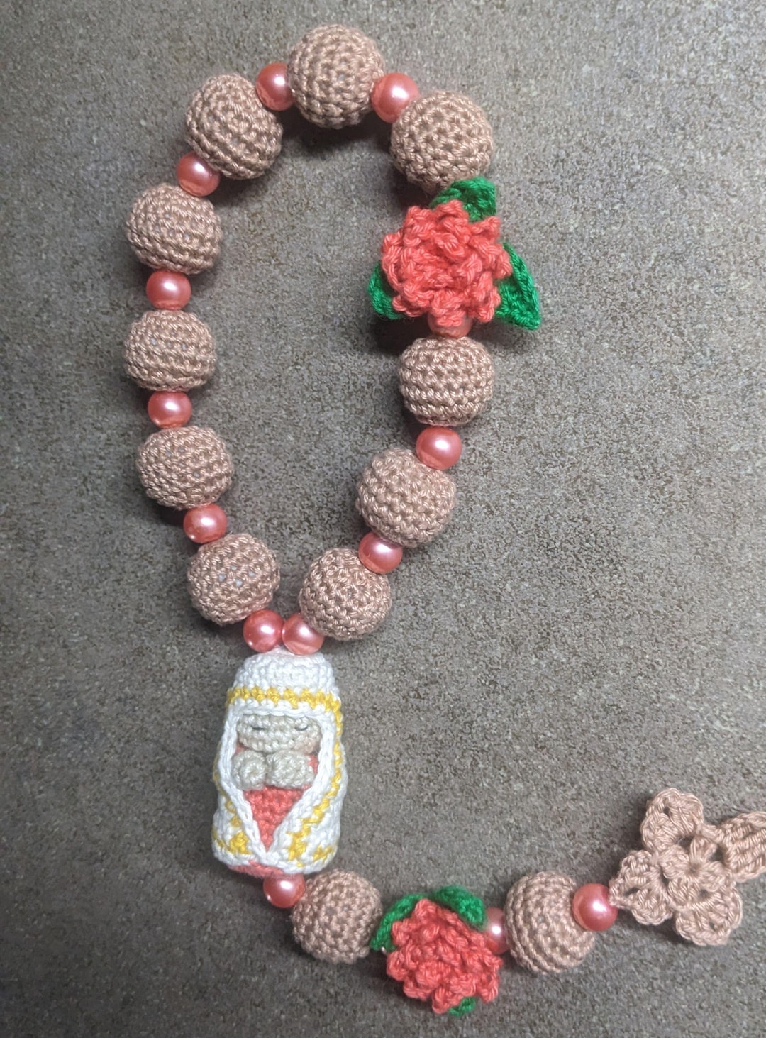 Crochet Pattern Rosary Virgin Mary (PDF in US Terms) - Etsy