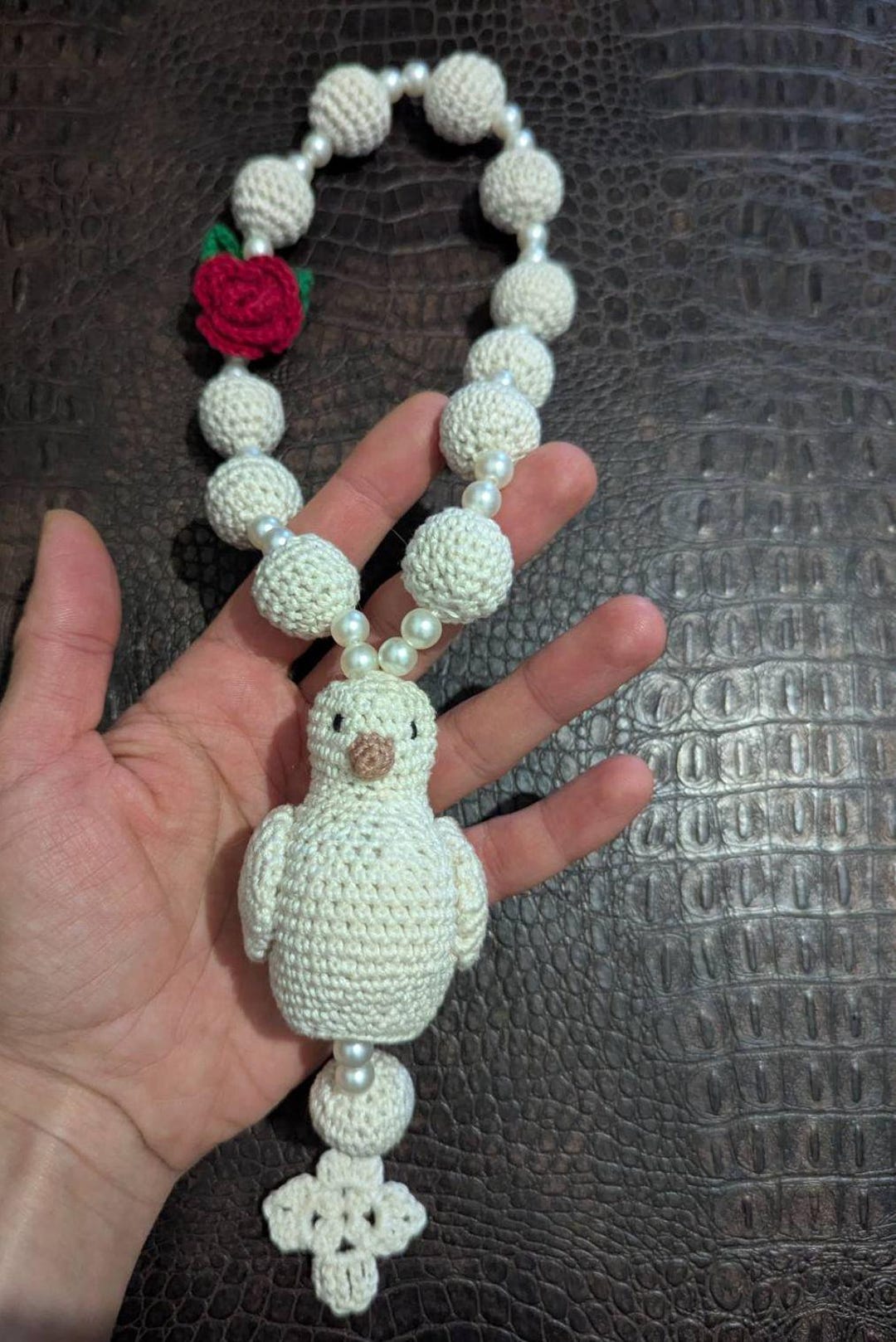Rosary Holy Spirit. Tutorial Crochet Pattern PDF in English US. 12 ...