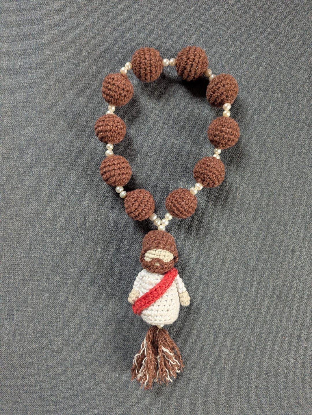 Crochet Pattern Rosary: Jesus Amigurumi Prayer Beads (PDF in US Terms ...