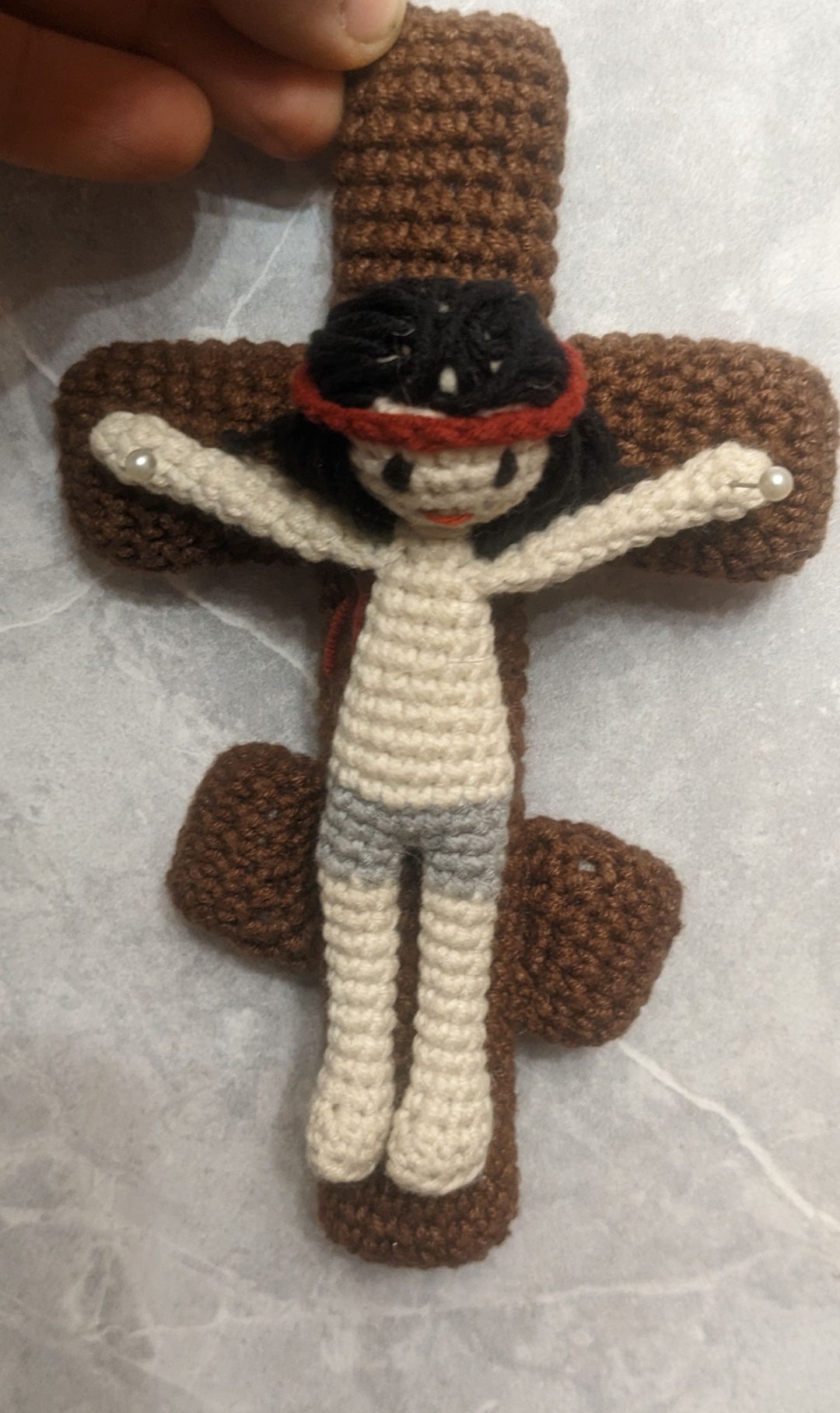 Jesus on the Cross. Tutorial Crochet Pattern PDF in English (US ...