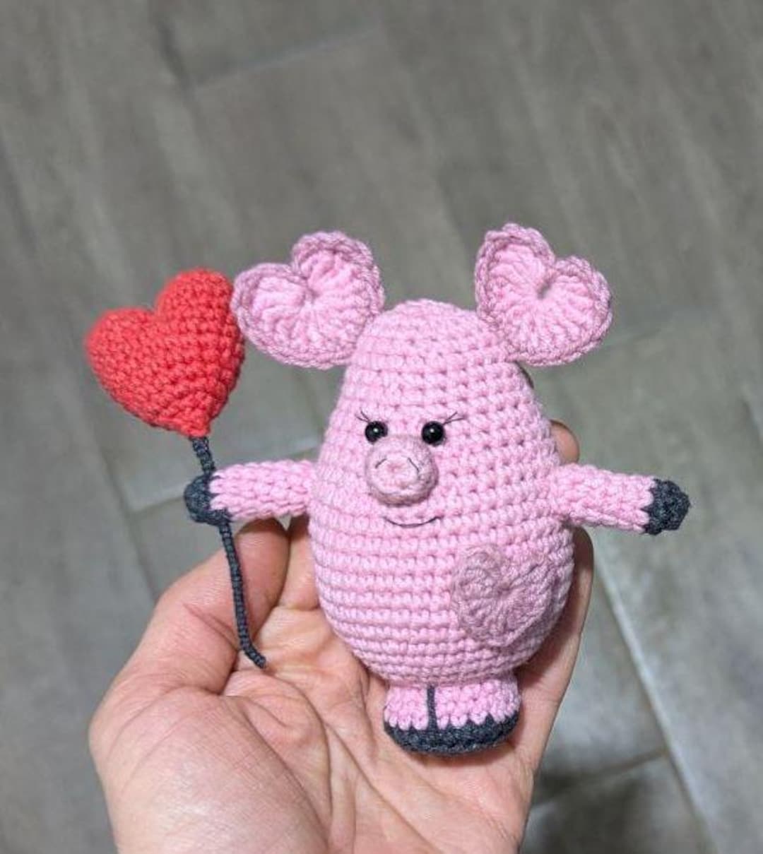 Amigurumi Pig. Tutorial Crochet Pattern PDF in English (US). Gift for ...