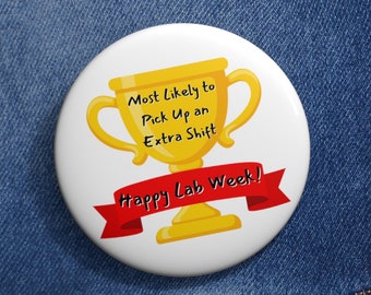 Lab Week 2025 Superlative Pins, Laboratory Pins, Laboratory Week Gift ...