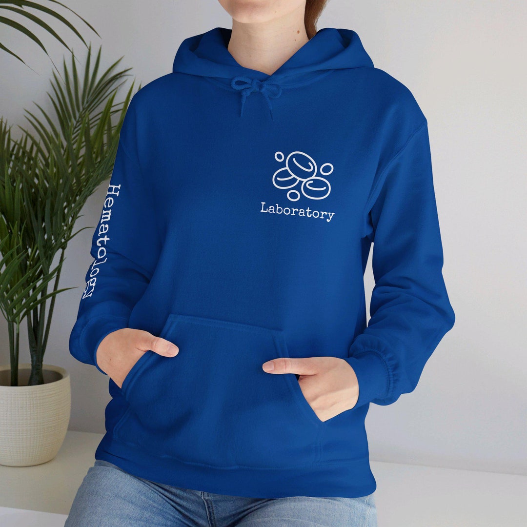 Hematology Laboratory Hoodie, Hematology Pullover, Laboratory ...