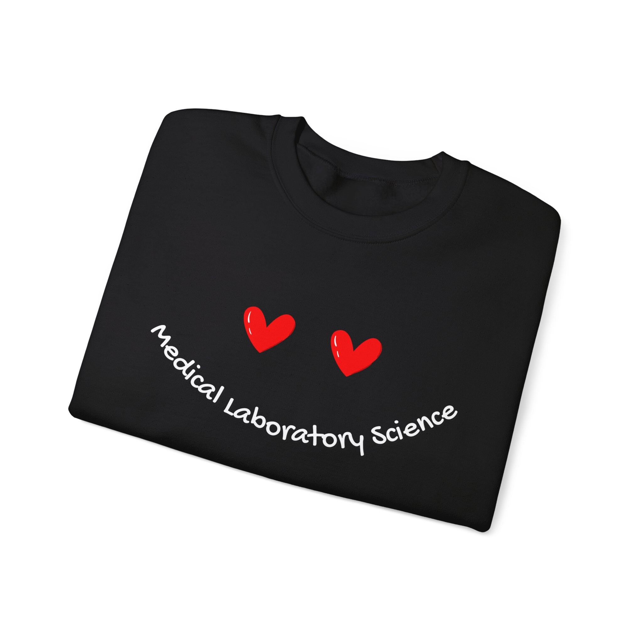 Heart Eyes Laboratory Sweatshirt, Laboratory Sweatshirt, Women's ...