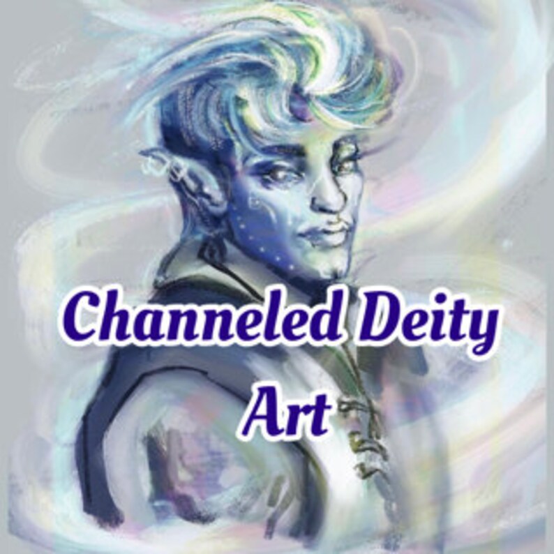 Channeled Deity Portrait Art Fantasy Portrait Art Fantasy Art Deity ...