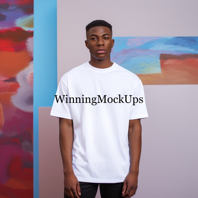 White T-shirt Mock-up - Etsy