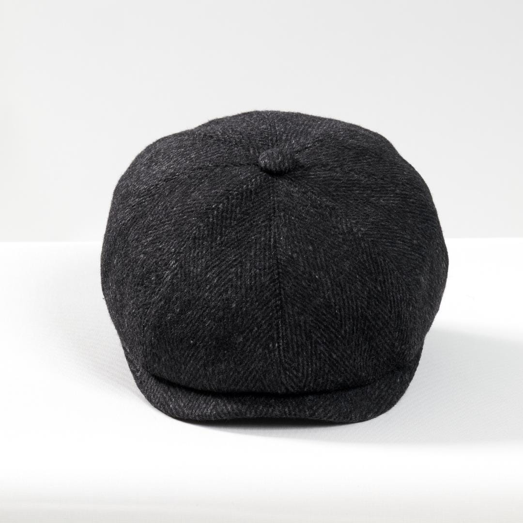 Handmade Wool Newsboy Cap: Vintage Style Flat Cap - Etsy