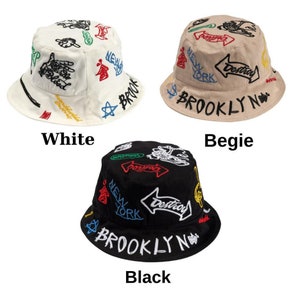 Summer Bucket Hat, Colorful Hat,unisex Bucket Hat, ,beach Hat , Sun Hat ...