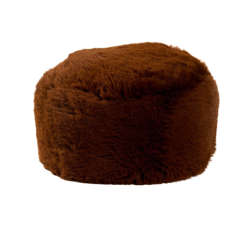 Luxury Brown Faux Fur Ushanka Hat, Vintage Cossack Style. - Etsy
