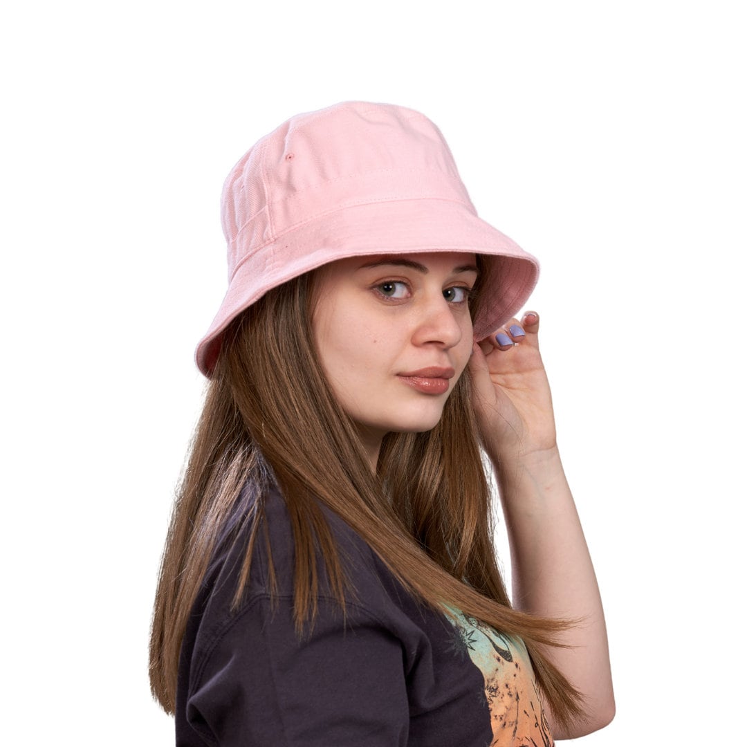 Light Pink Bucket Hat,beach Hat,fisherman Hat,stylish Summer Bucket Hat ...