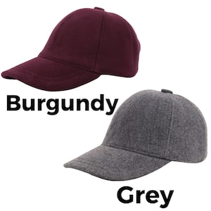 Wool Baseball Cap,adjustable Wool Cap,wool Hat, Unisex Cap, Wool Hat ...