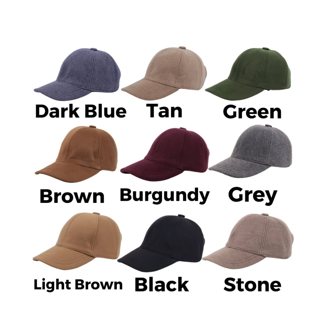 Wool Baseball Cap,adjustable Wool Cap,wool Hat, Unisex Cap,woman Wool ...