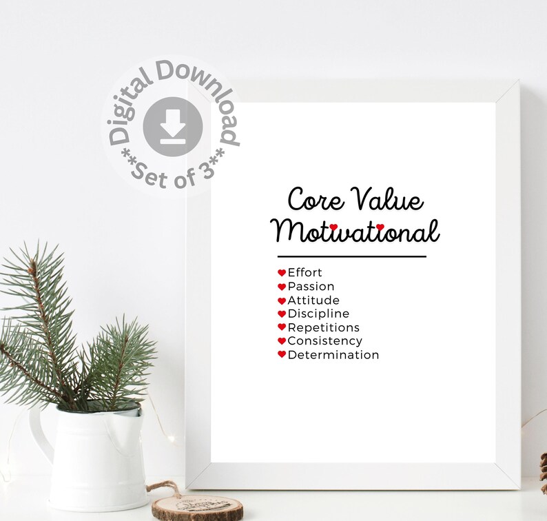 Motivational Prints Office Wall Art Minimalist Black and White ...