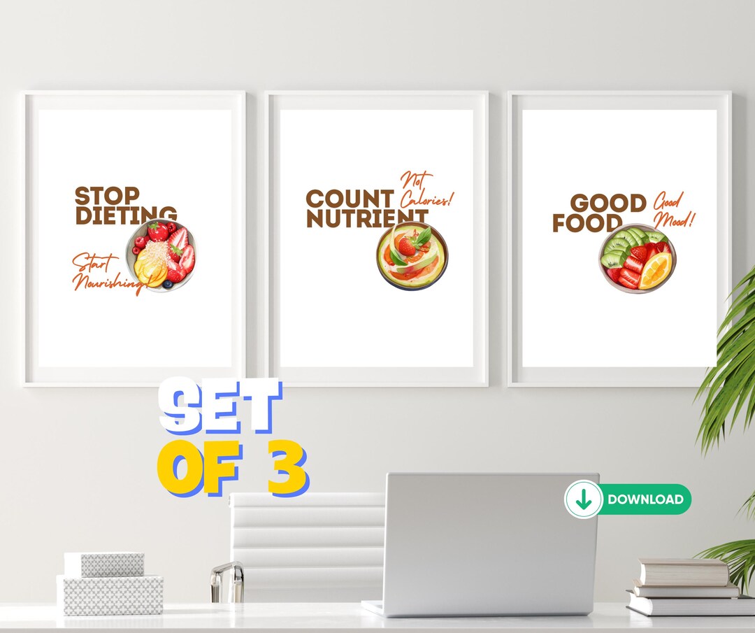 Hustle Poster for Health and Wellness, Motivational Wall Decor, Good ...