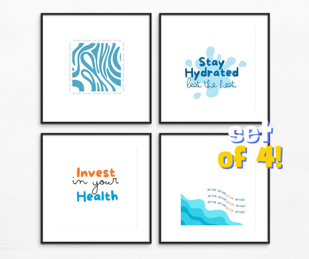 Office Wall Art, Blue Motivational Poster, Therapy Office Decor ...