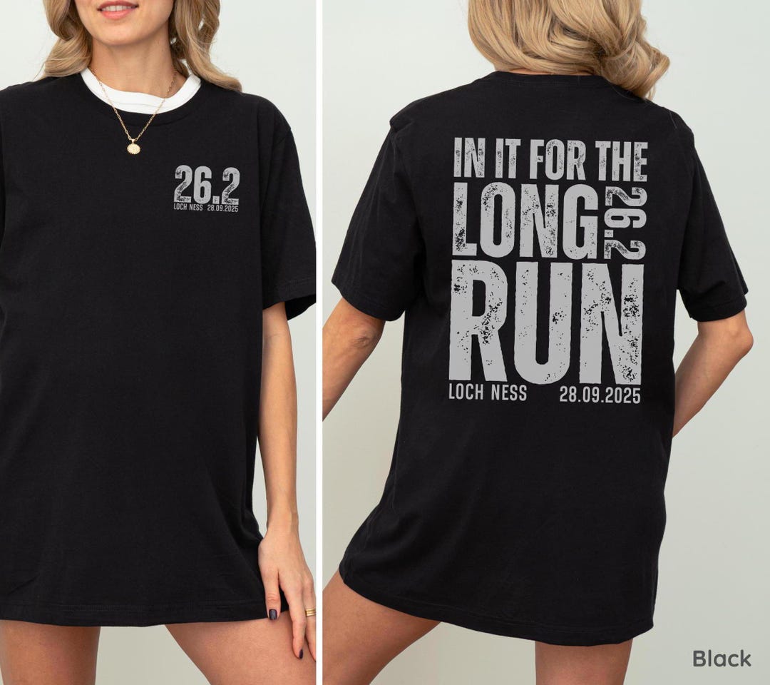 Personalised Marathon T-shirt, Running Motivation Race Completion Gifts ...