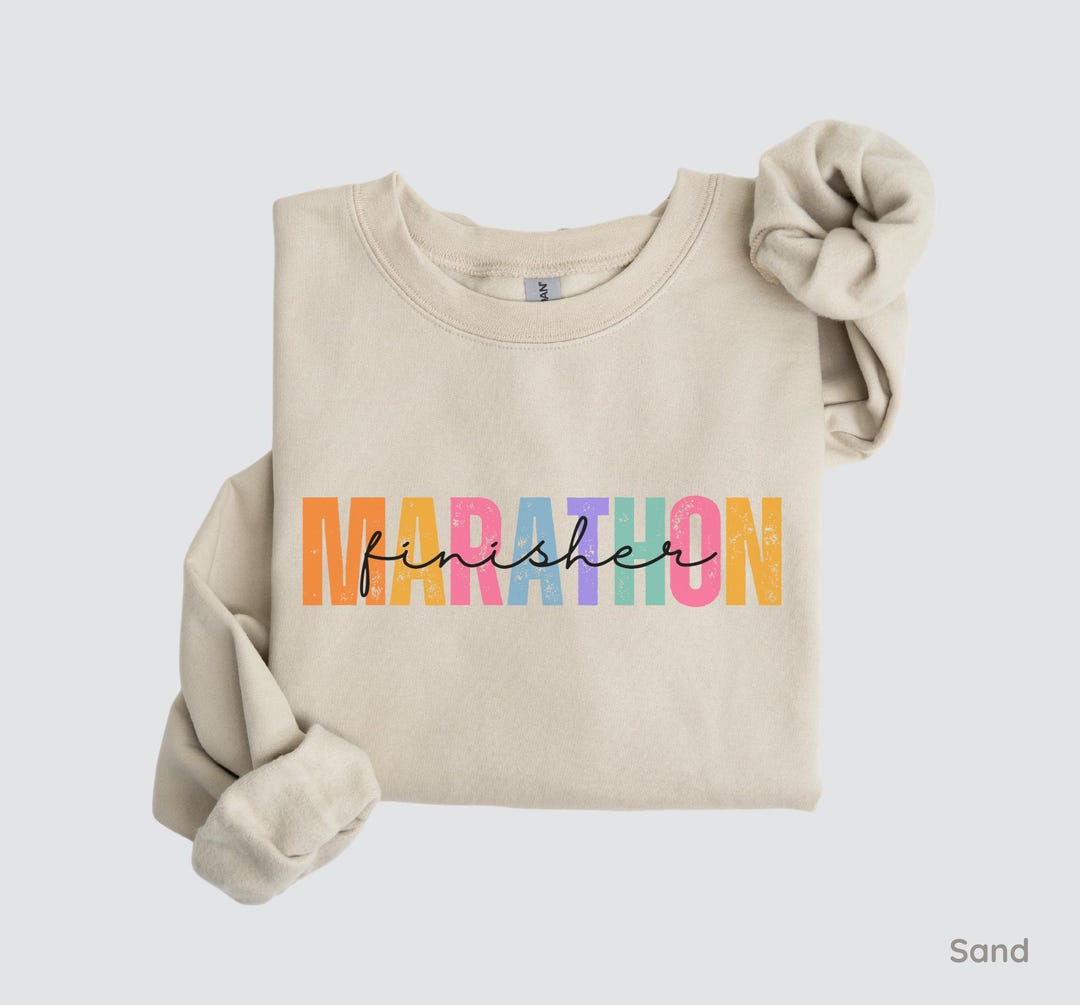 Marathon Finisher Jumper, Custom Marathoner Race Completion Gift, 26.2 ...