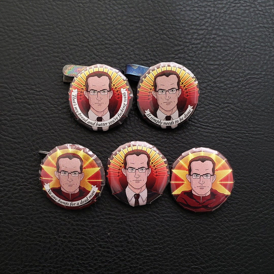 Charles Offdensen (CFO) 1 Inch Button Pins - 5 Types - Metalocalypse ...