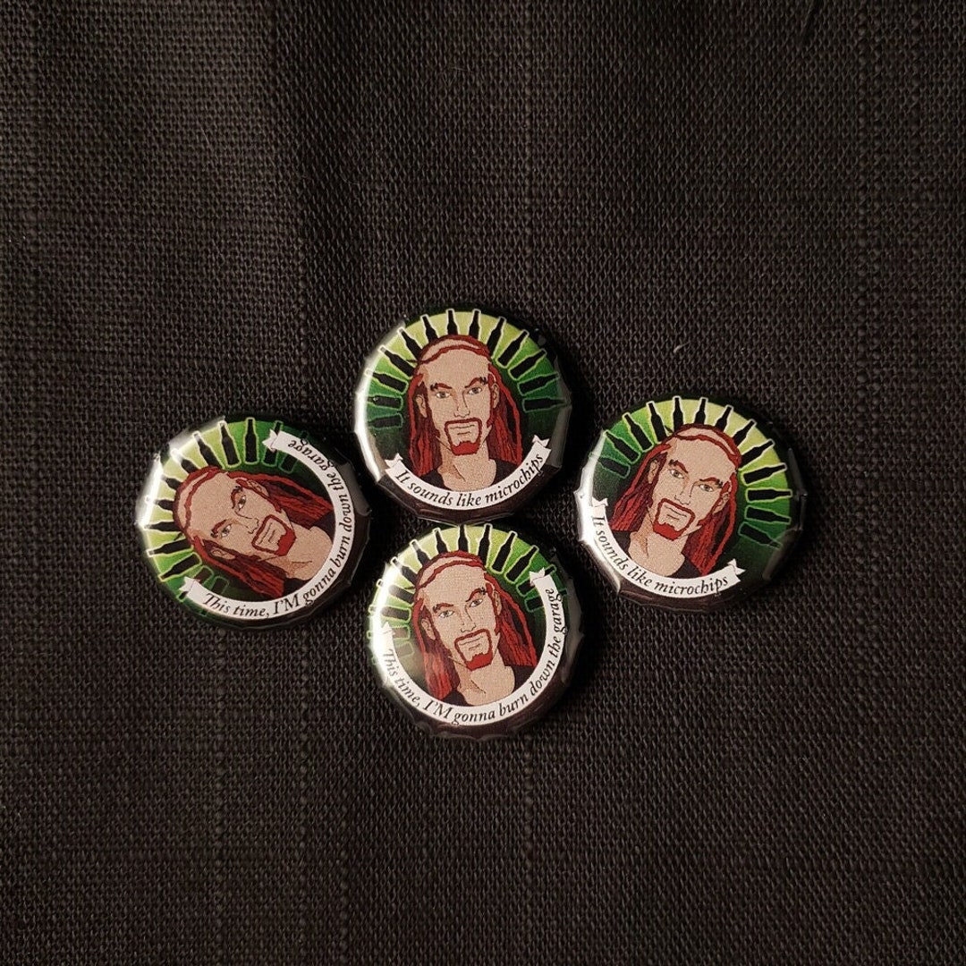 Pickles the Drummer 1 Inch Button Pins - Metalocalypse, Dethklok - Etsy
