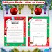 Printable Santa Letter Template | Editable Santa Letter Template ...
