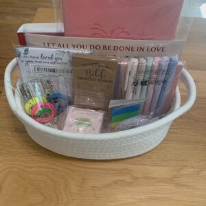 Prayer Box Gift / Christian Gift Set / Bible Study Gift Basket / KJV ...