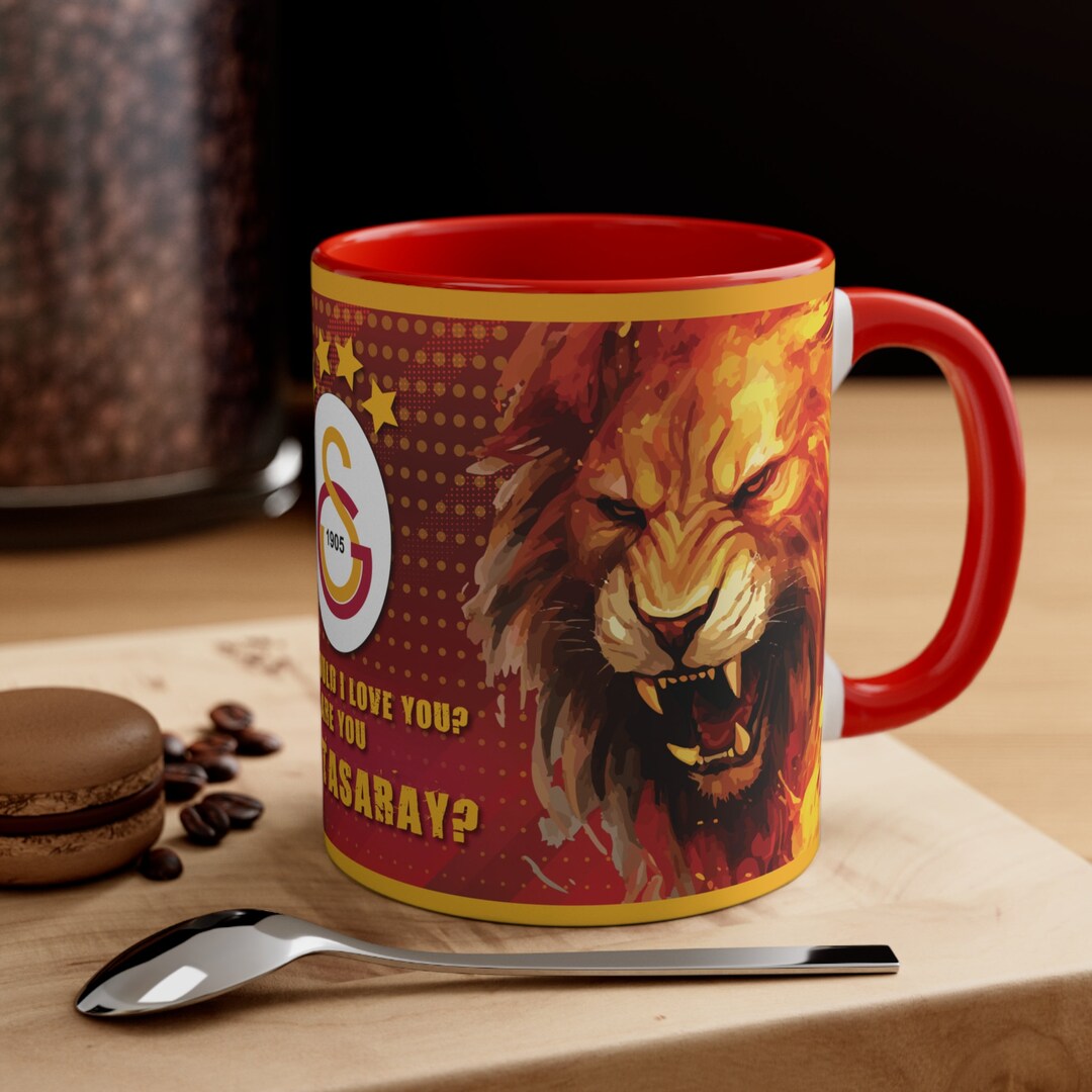 Galatasaray Fan Club Ceramic Coffee Mug, Galatasaray Soccer Club Fan ...