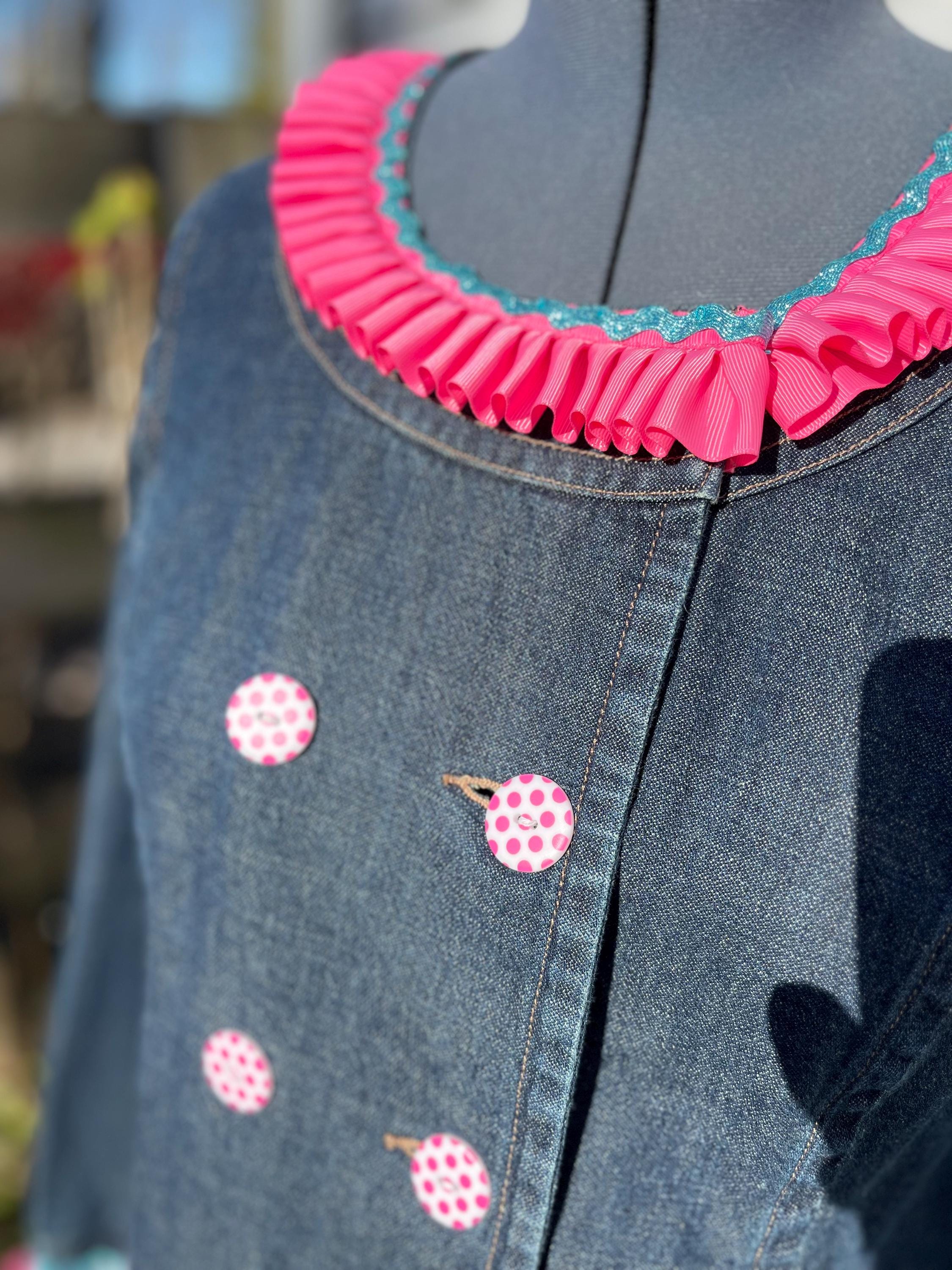 Peppa Pig Themed Jean's Jacket - Etsy
