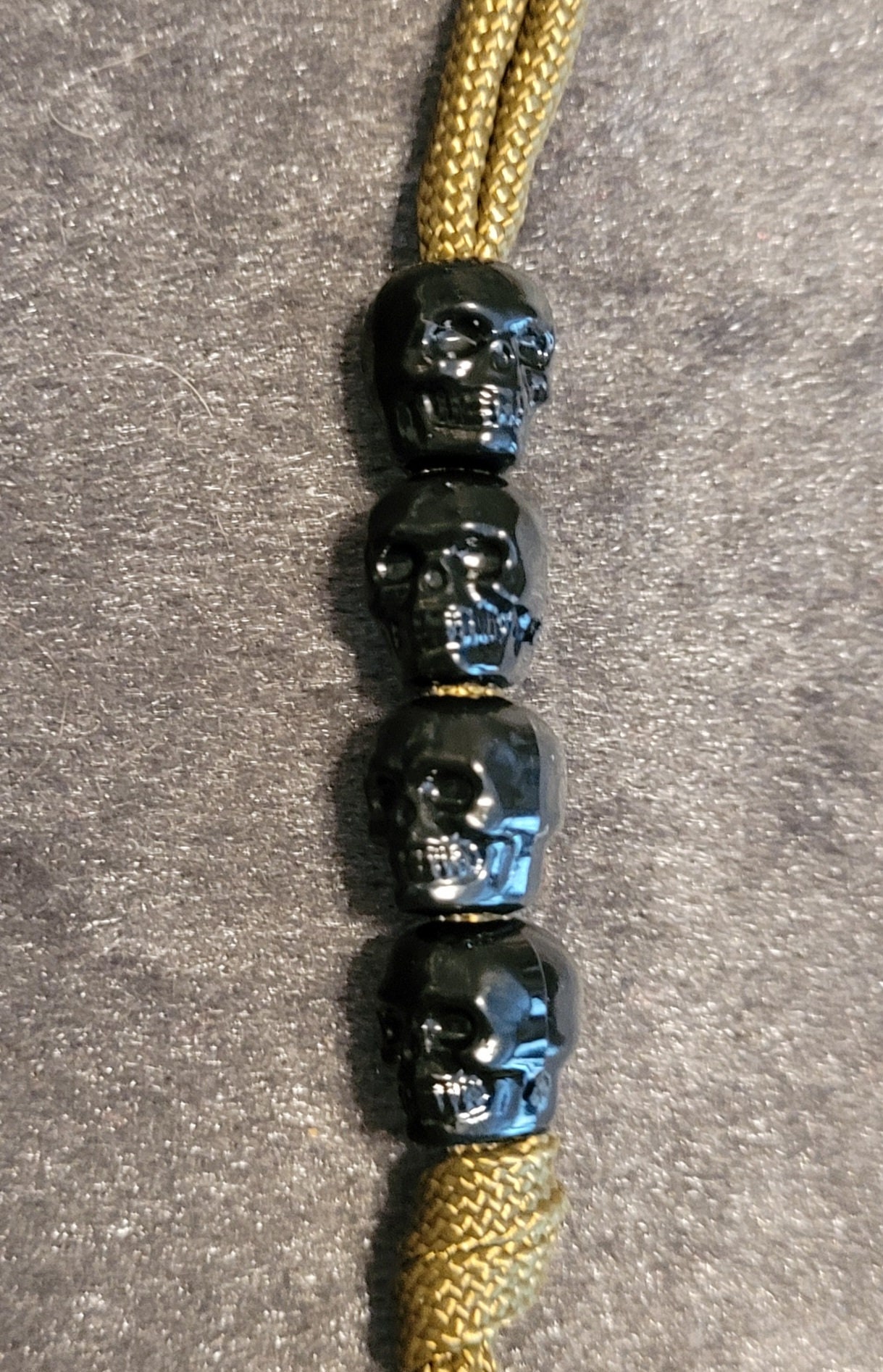 Military Ranger Beads, Black Pace Counter Beads, Made to Order, Choose ...
