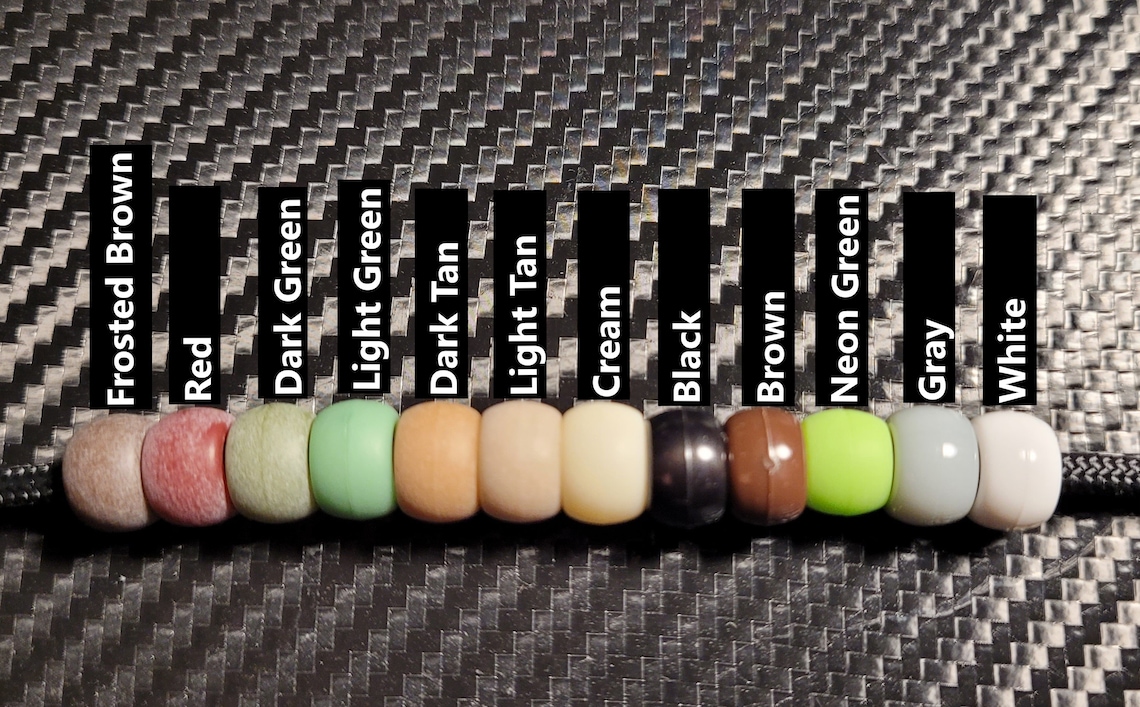 Military Ranger Beads, Pace Counter Beads, Made to Order, Choose Your ...