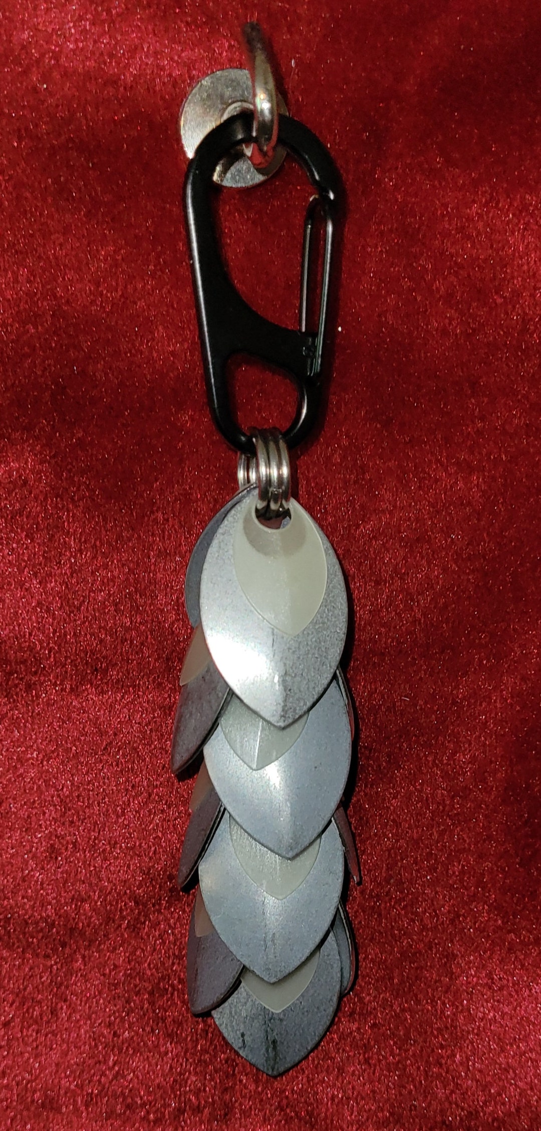 Veteran Made, Galvanized Steel and Glow in the Dark Dragon Scale, EDC ...