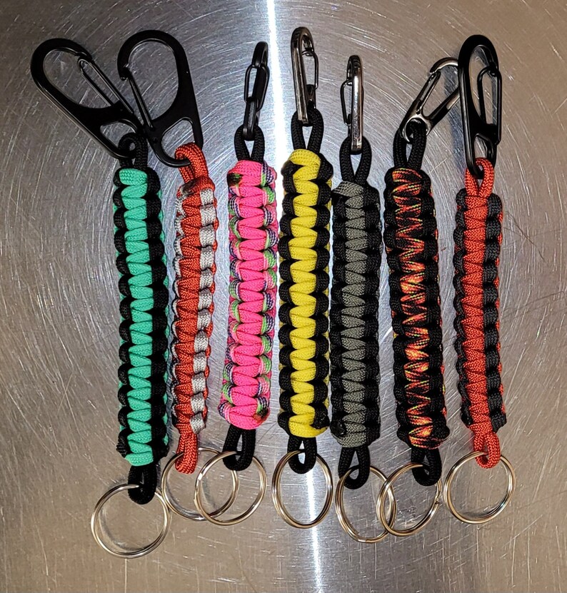 Paracord Keychain, Choose Your Own Colors, Made to Order, Handmade ...