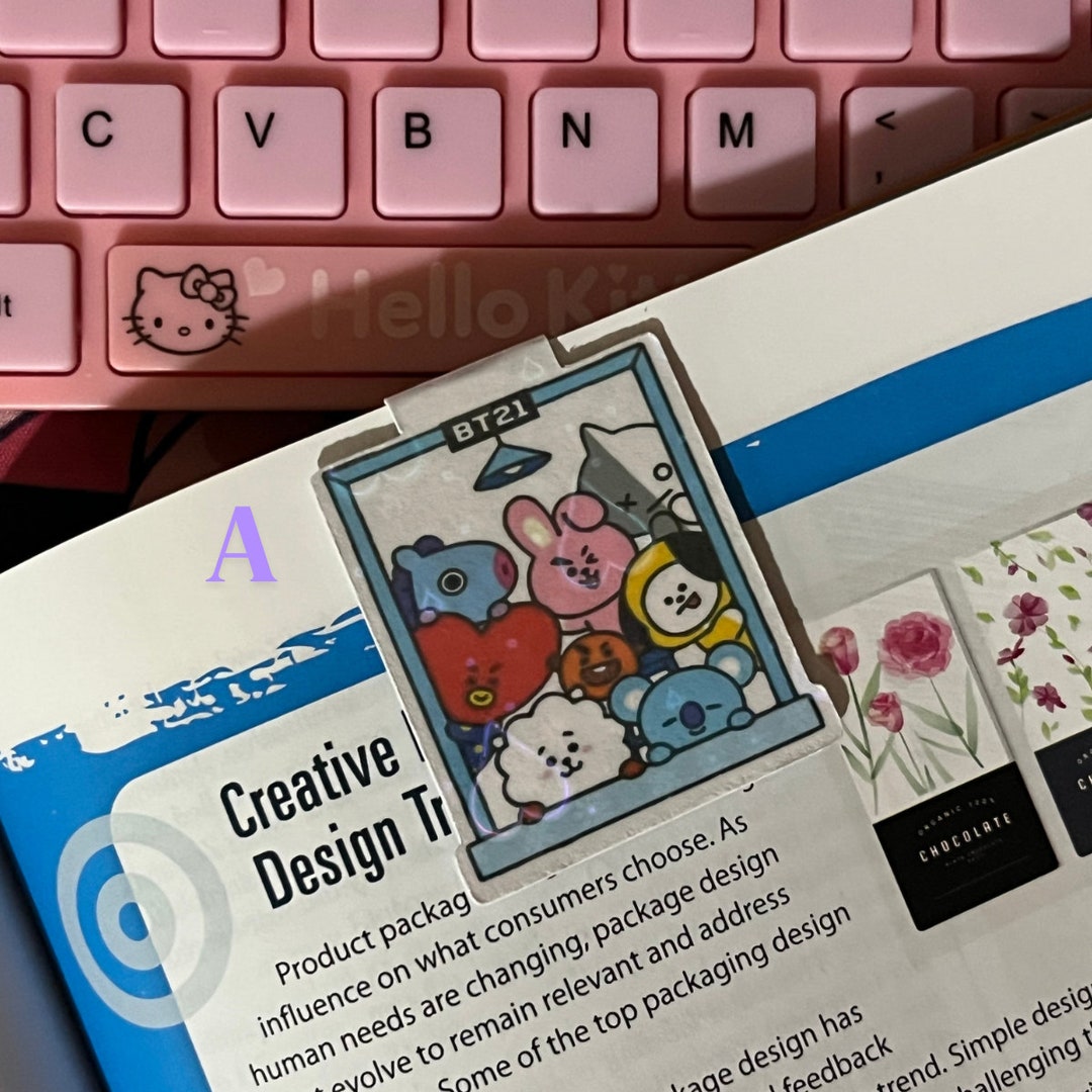 BTS BT21 Magnetic Bookmarks * BTS Bookmark - Etsy