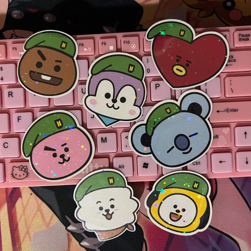 Bt21 Stickers - Etsy