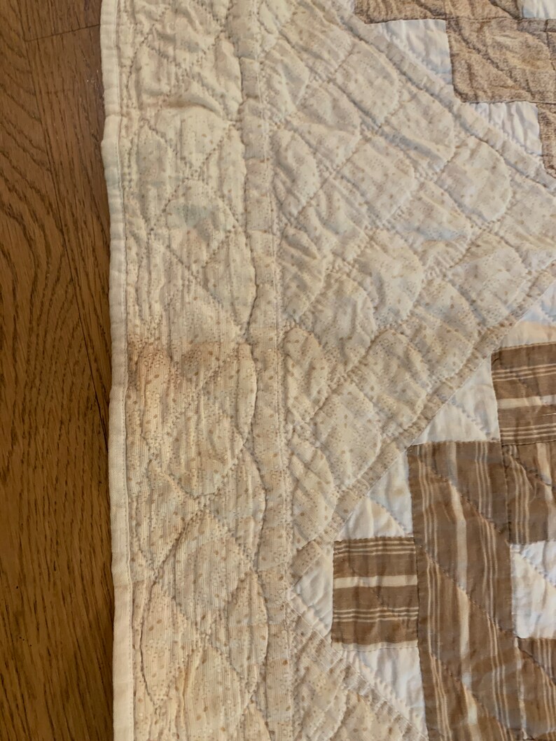 Antique Quilt With Chimney Sweep Pattern - Etsy