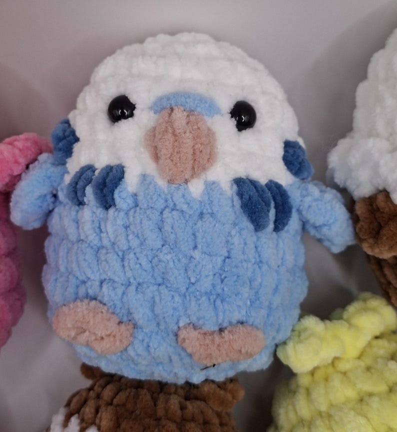 Handmade Kawaii Bird Plush Set of 9 · Boho Nursery Decor · Plush ...