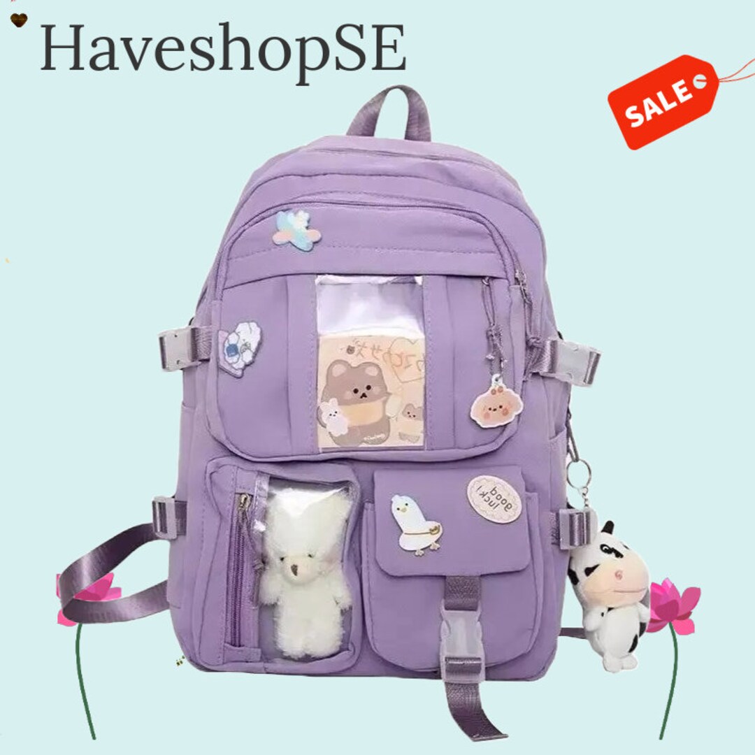 Backpack,style With Popular Pink and Purple Backpacks,gift for Her ...