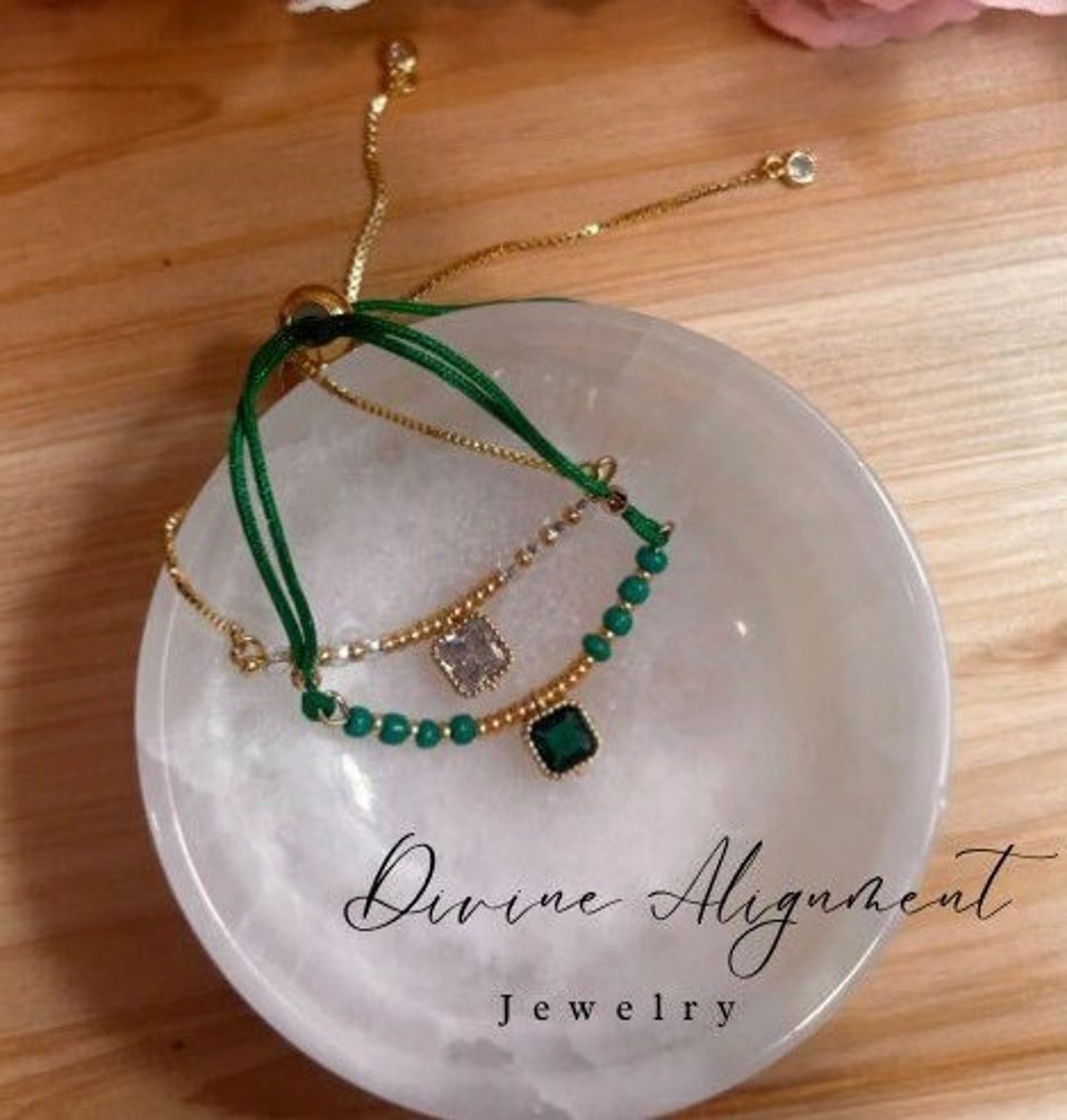 Adjustable Gemstone Bracelets | Personalized Stackable Bracelets | Hand ...
