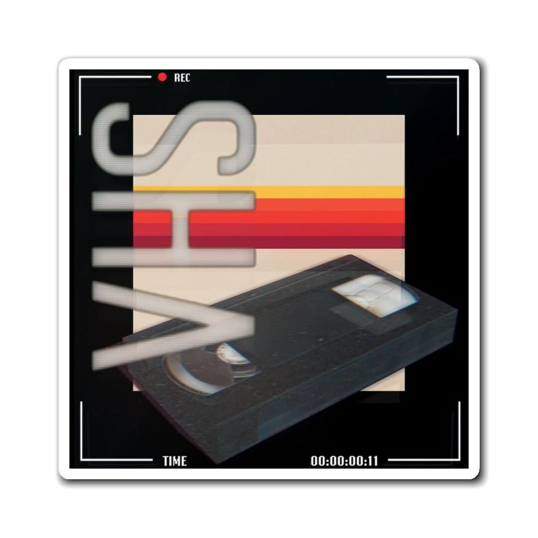 Retro VHS Magnets, Vintage Home Decor, Gift for Movie Lovers, Nostalgic ...