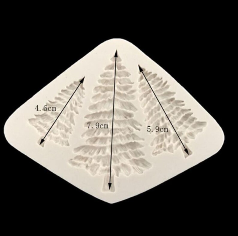 3D Christmas Tree Silicone Cake Decorating Baking Mold Wax Melt BPA Free - Etsy