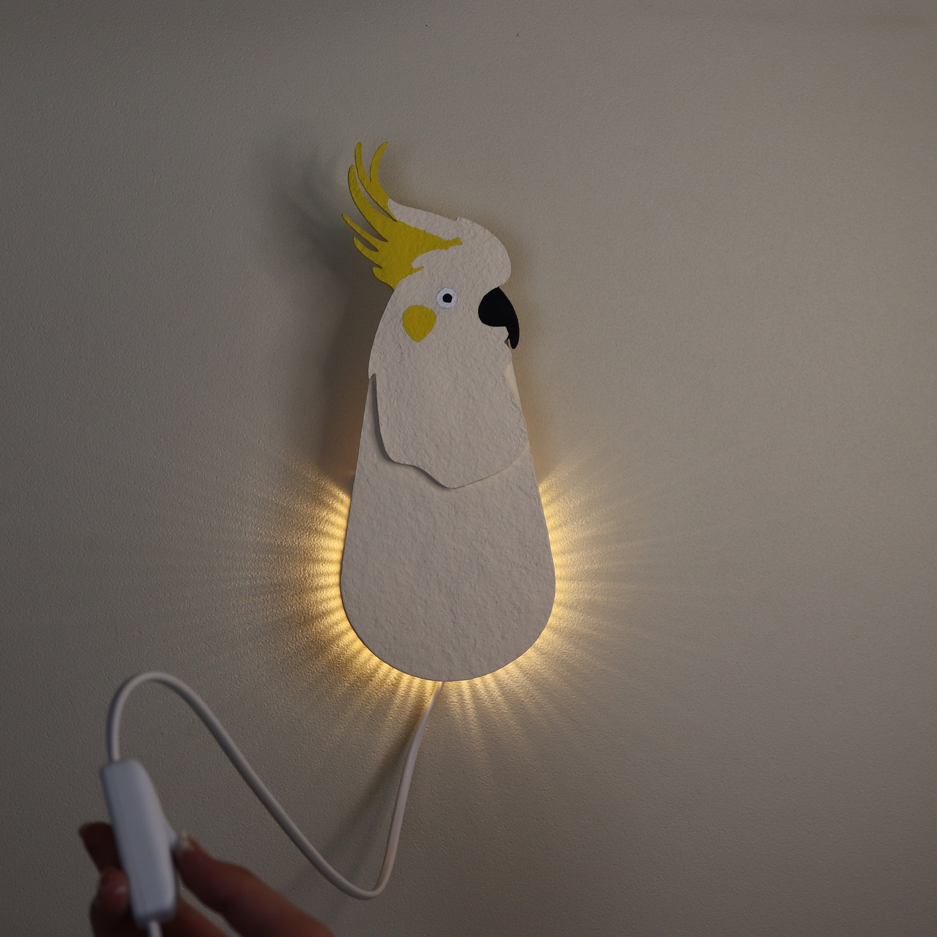 Cockatiel Wall Night Light, , New Home Presents, Decorative Lighting ...
