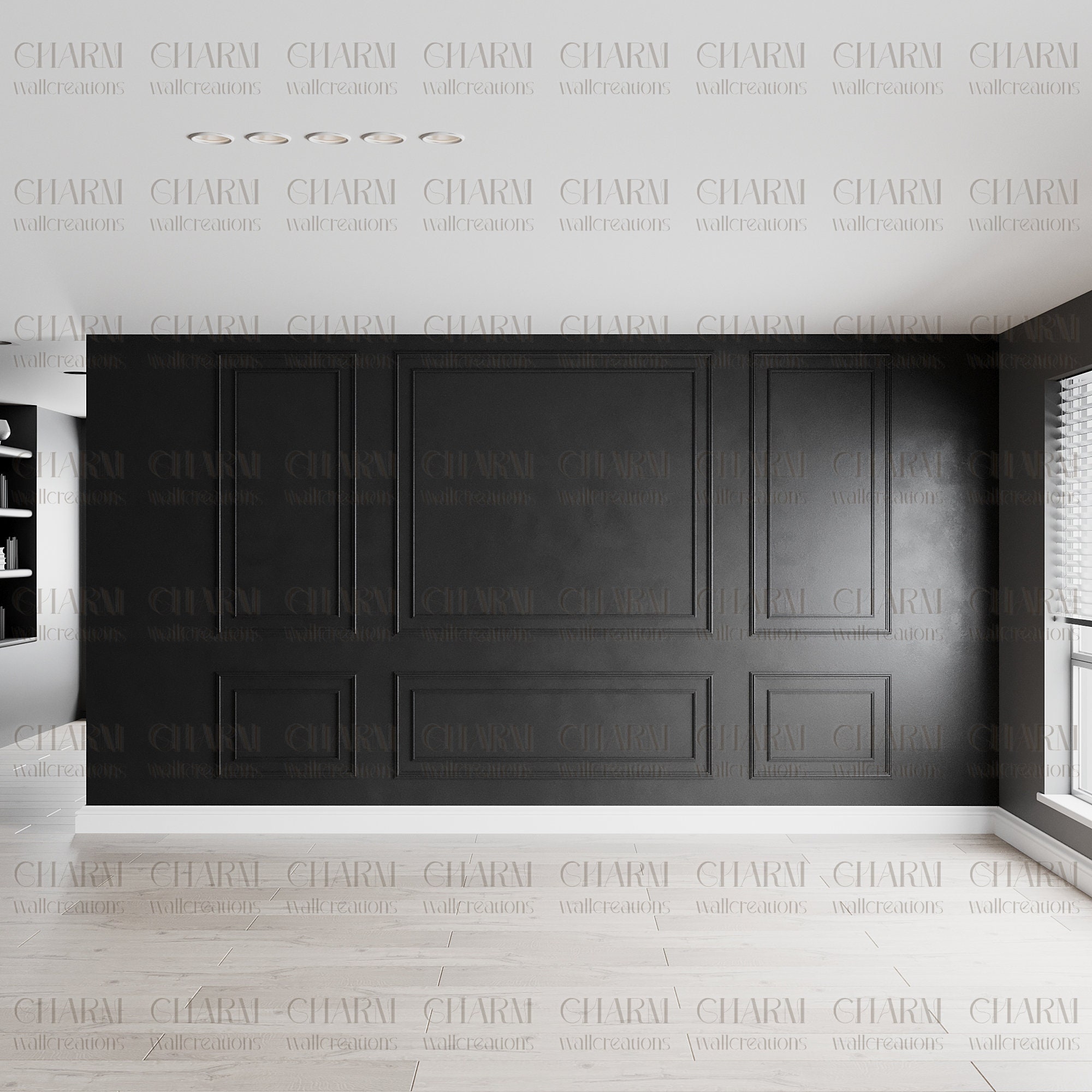 Wall Molding Kit Wall Molding Assembly-ready Package Pre-cut Factory ...