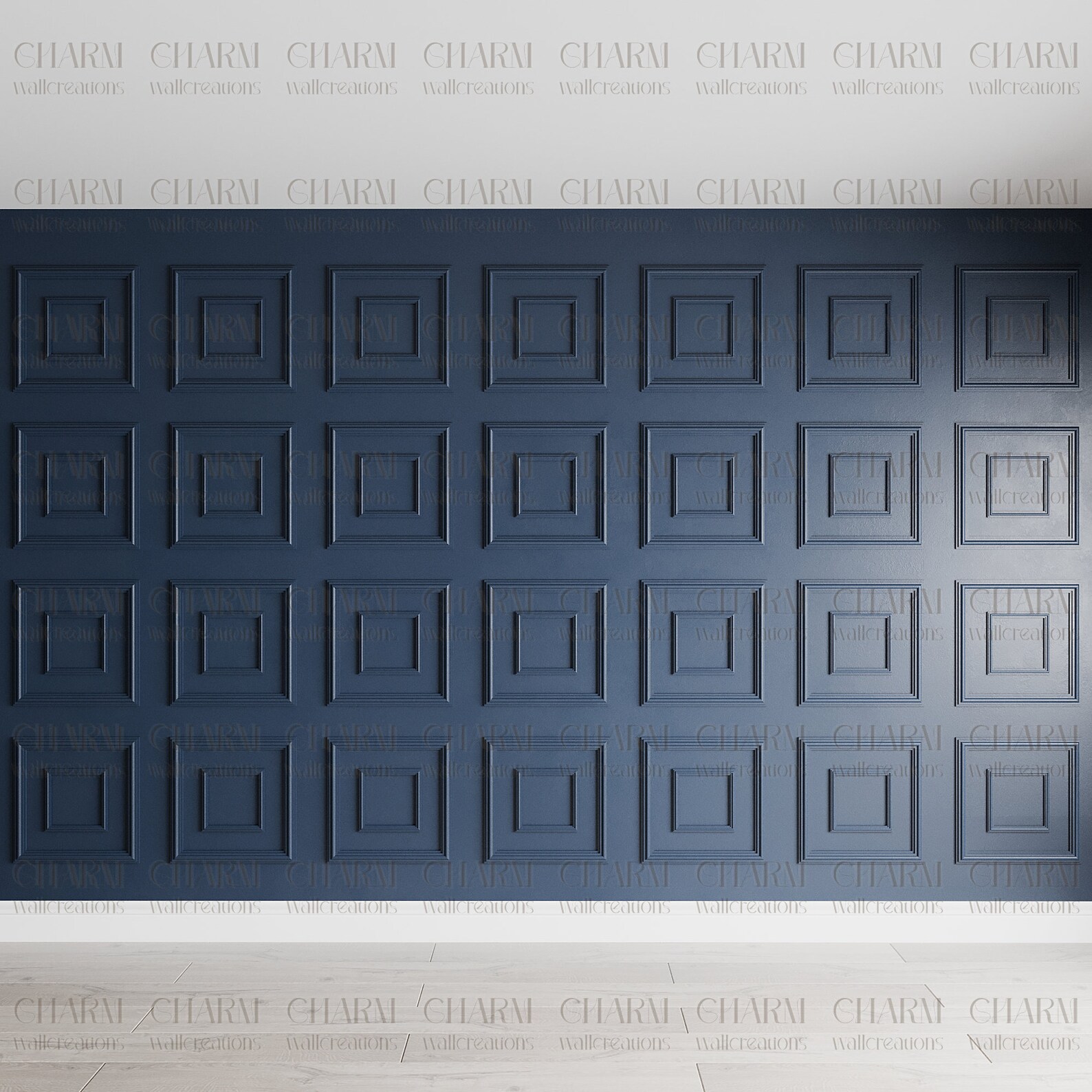 Wall Moulding Kit Wall Molding Assembly-ready Package Pre-cut Factory ...