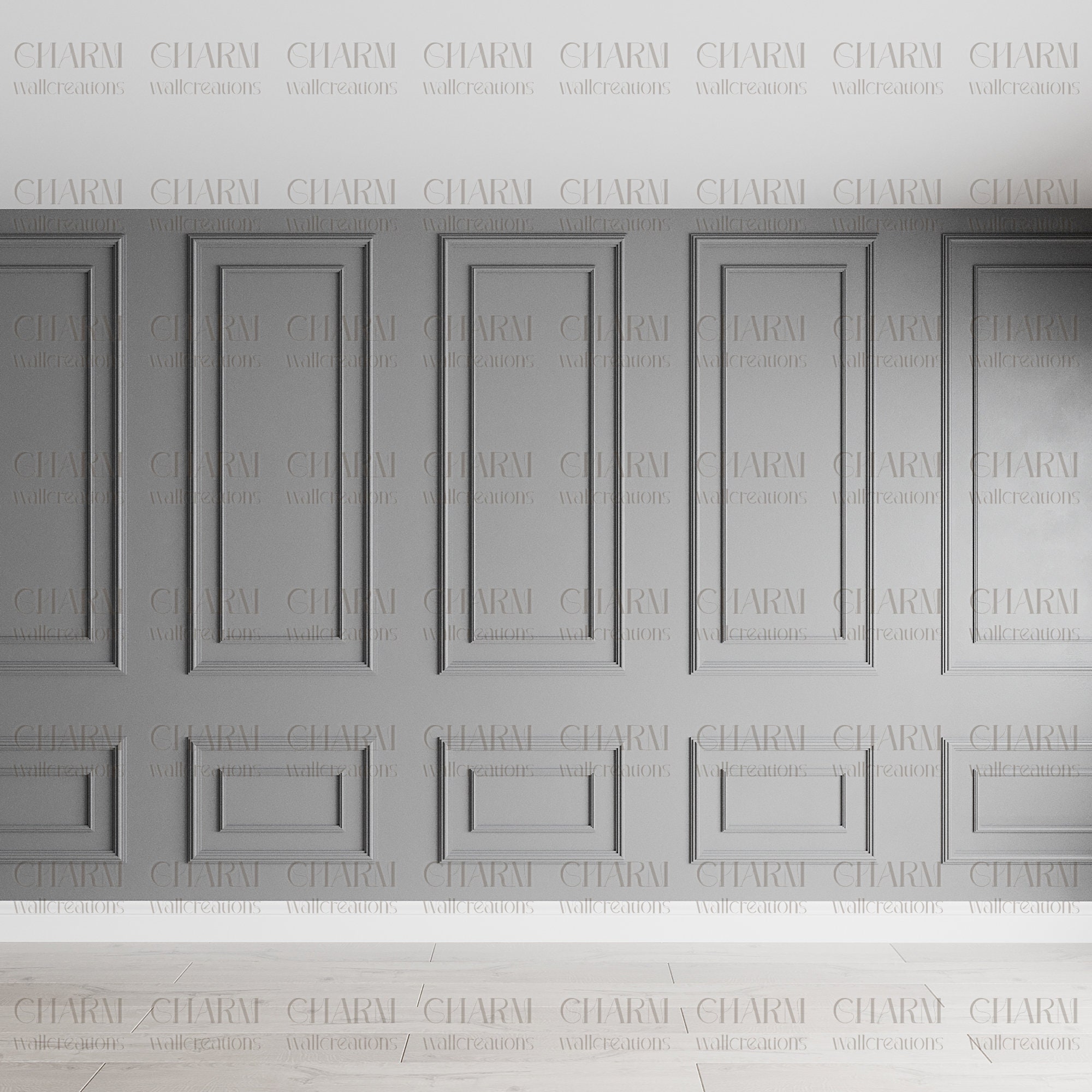 Wall Moulding Kit Wall Molding Assembly-ready Package Pre-cut Factory ...