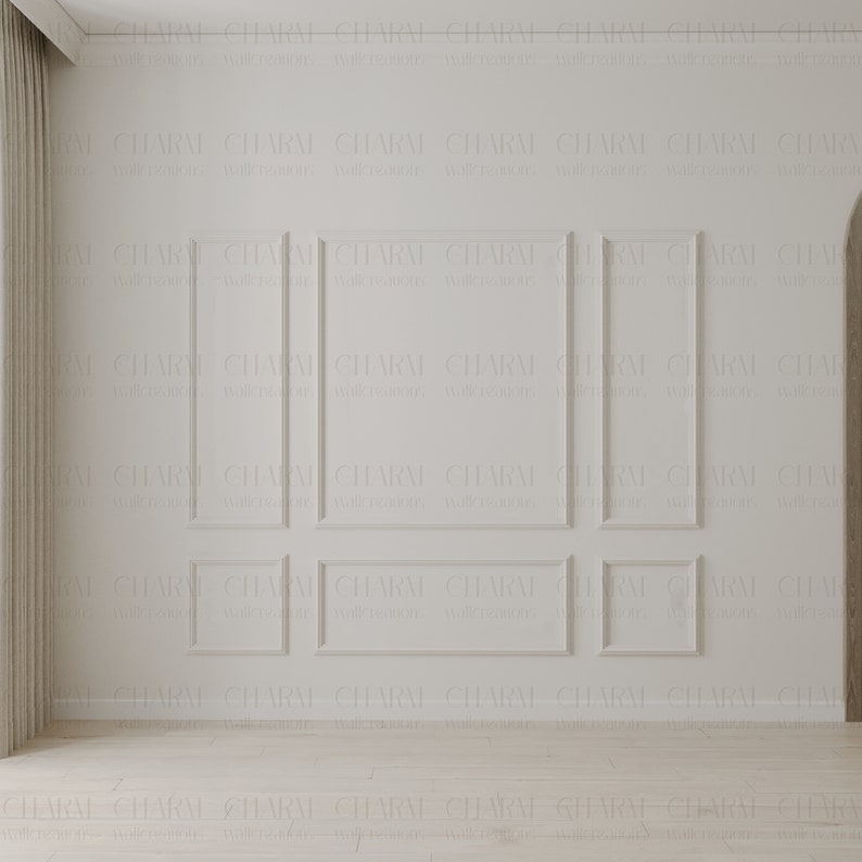 Wall Moulding Kit Wall Molding Assembly-ready Package Pre-cut Factory ...