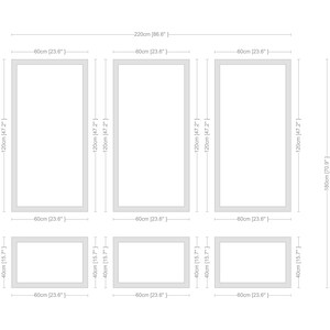 Wall Moulding Kit Wall Molding Assembly Ready Package Pre-cut Factory ...