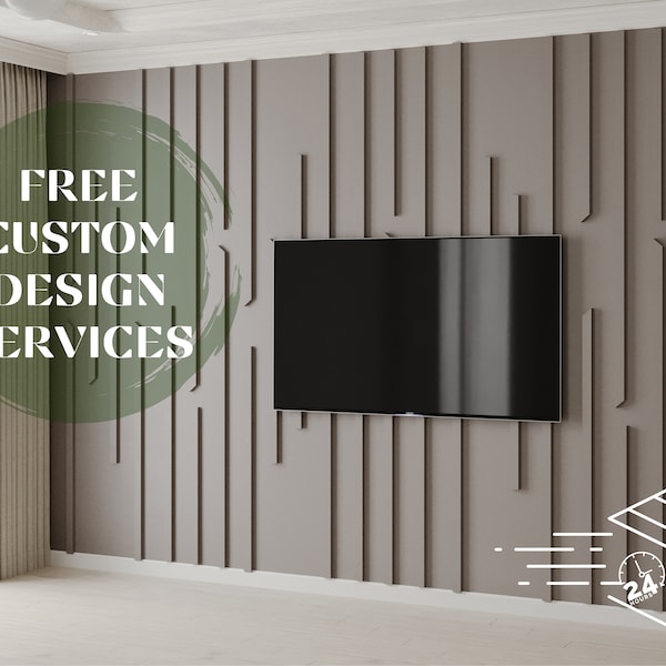 Grey Half Wall Panel - Etsy