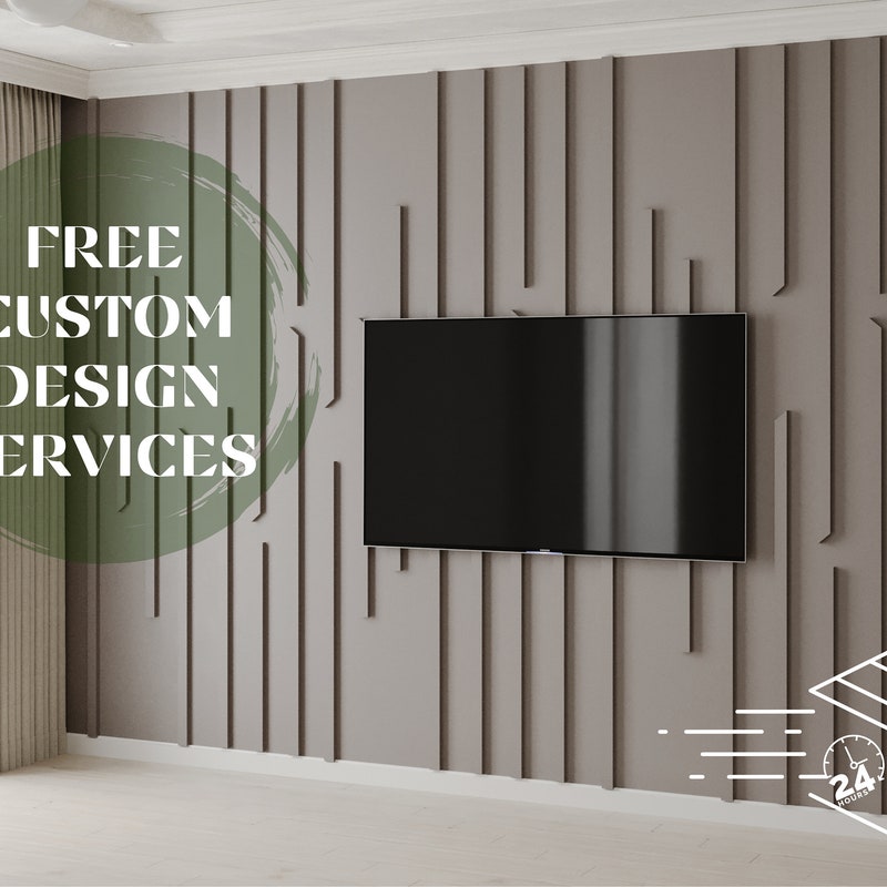 Grey Half Wall Panel - Etsy