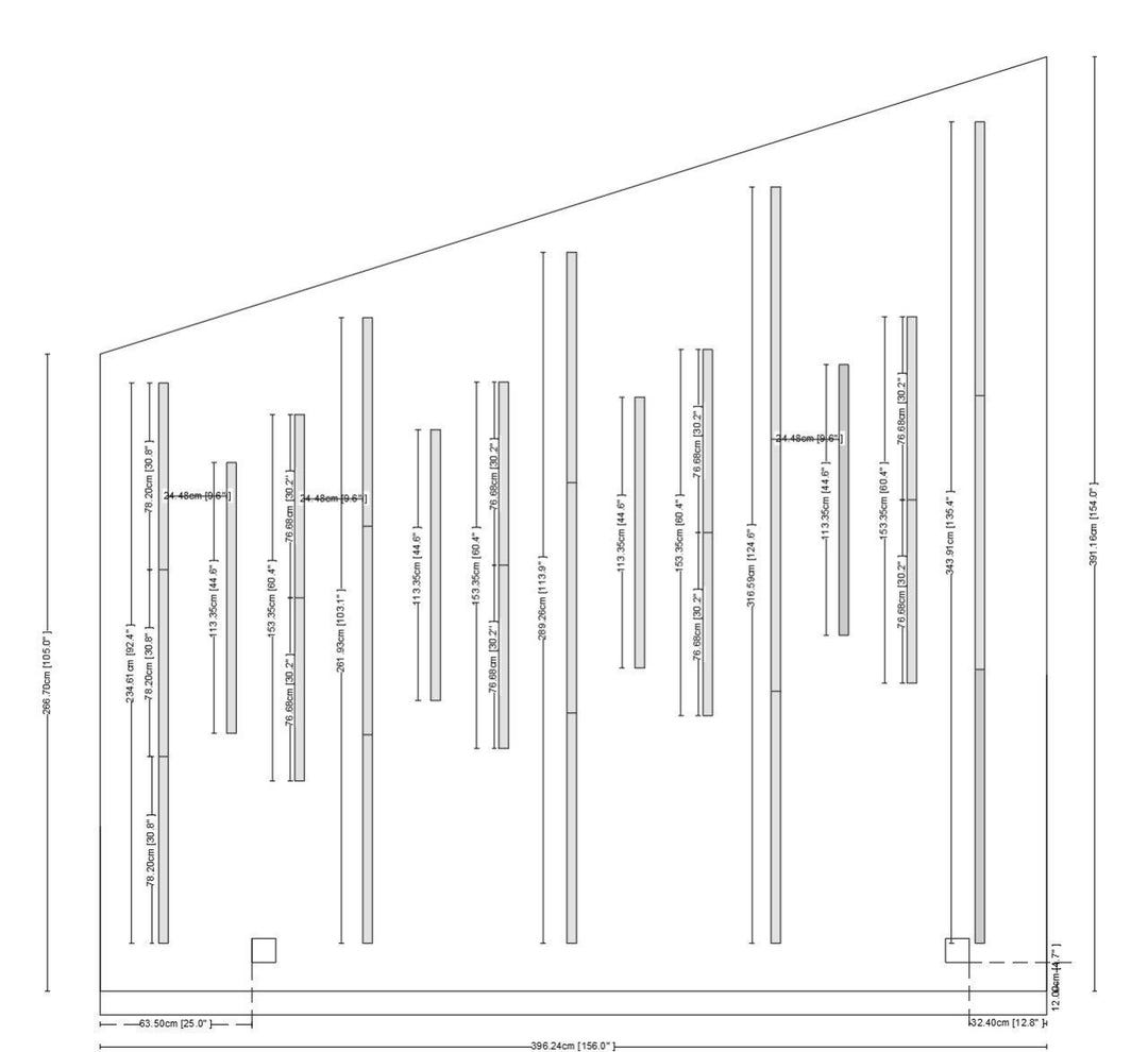 Custom Made Wall Molding Design Have Done for Valerie - Sets of Frames ...