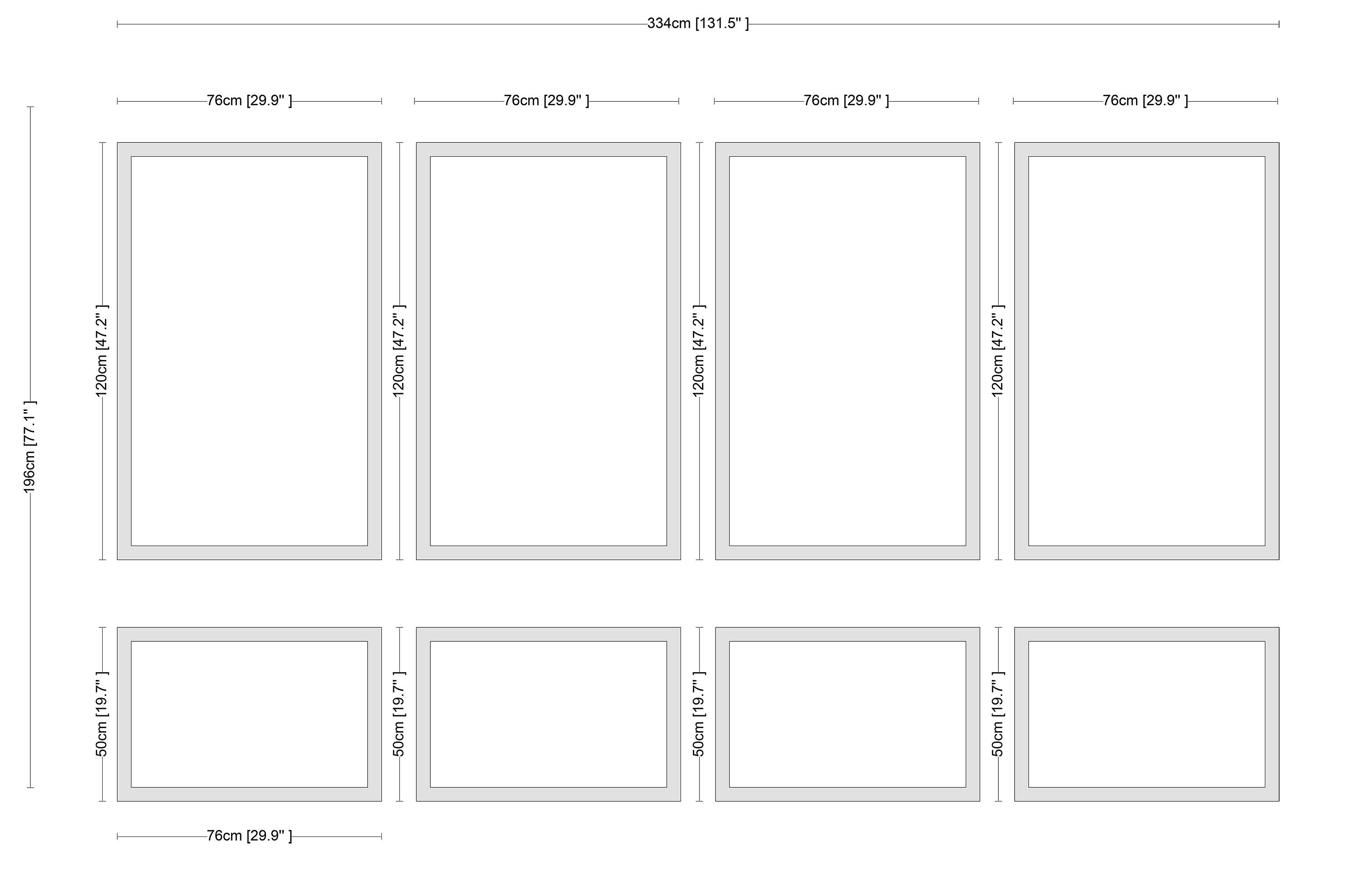 Custom Made Wall Molding Design Have Done for Paula 4 Down 4 Upper ...